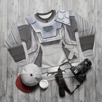 Shatterstar Long Sleeve Shirt, Deadpool & Wolverine Costume ...