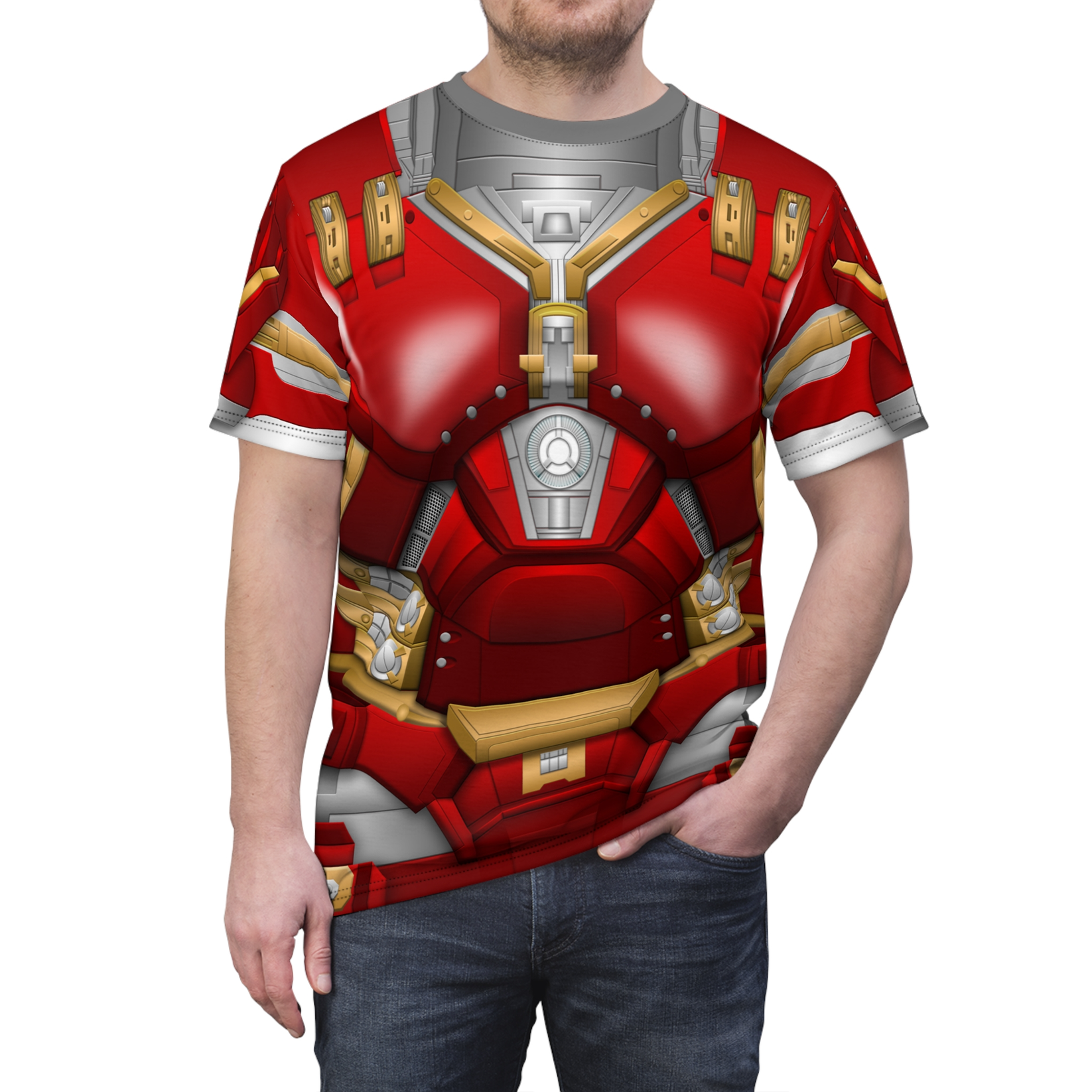 Iron Man XLIV Armor Shirt, Iron Man Mark 44 Costume – EasyCosplayCostumes