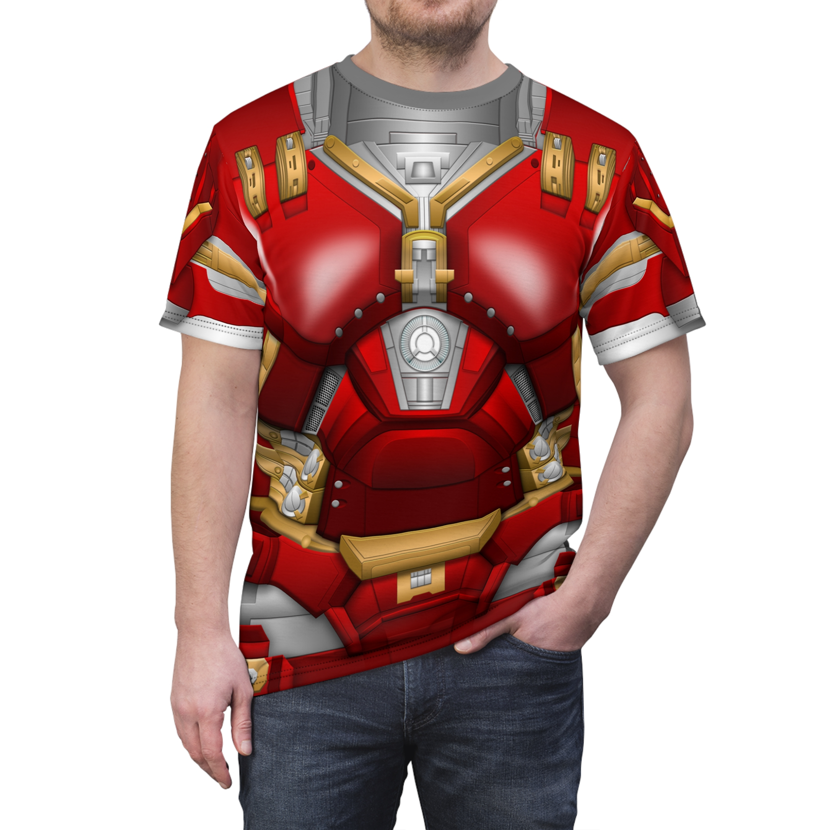 Iron Man XLIV Armor Shirt, Iron Man Mark 44 Costume – EasyCosplayCostumes