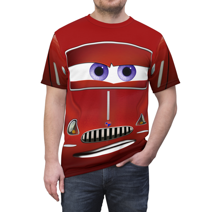 Leland Turbo Cars Shirt, Cars 2 Character Costume – EasyCosplayCostumes