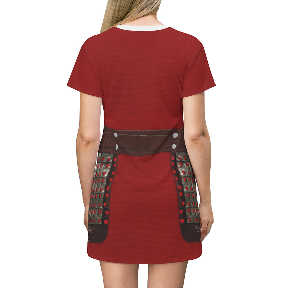 Mulan Red Hanfu Sleeve Dress, Mulan Live Action Costume ...