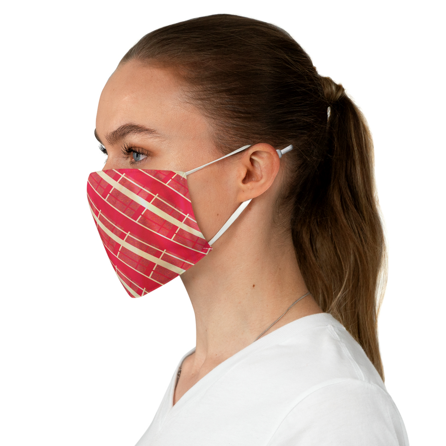 Minnie Mouse Christmas Face Mask, Disney Christmas Holiday Party Costu ...