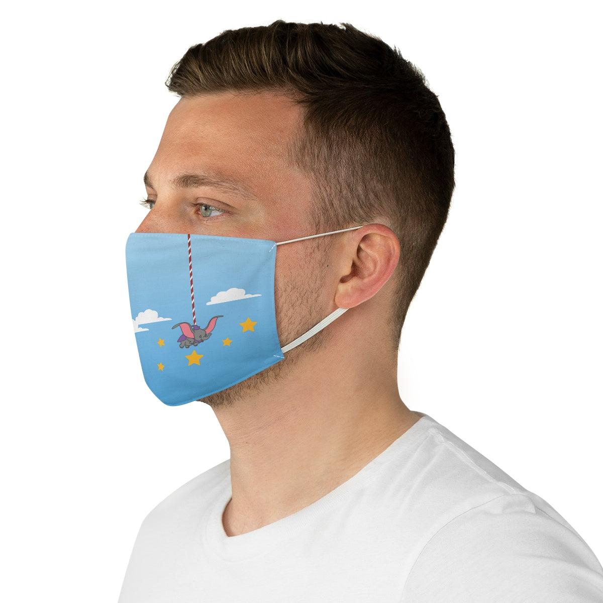 Dumbo the Flying Elephant Cloth Face Mask, Disney Ride Costume ...