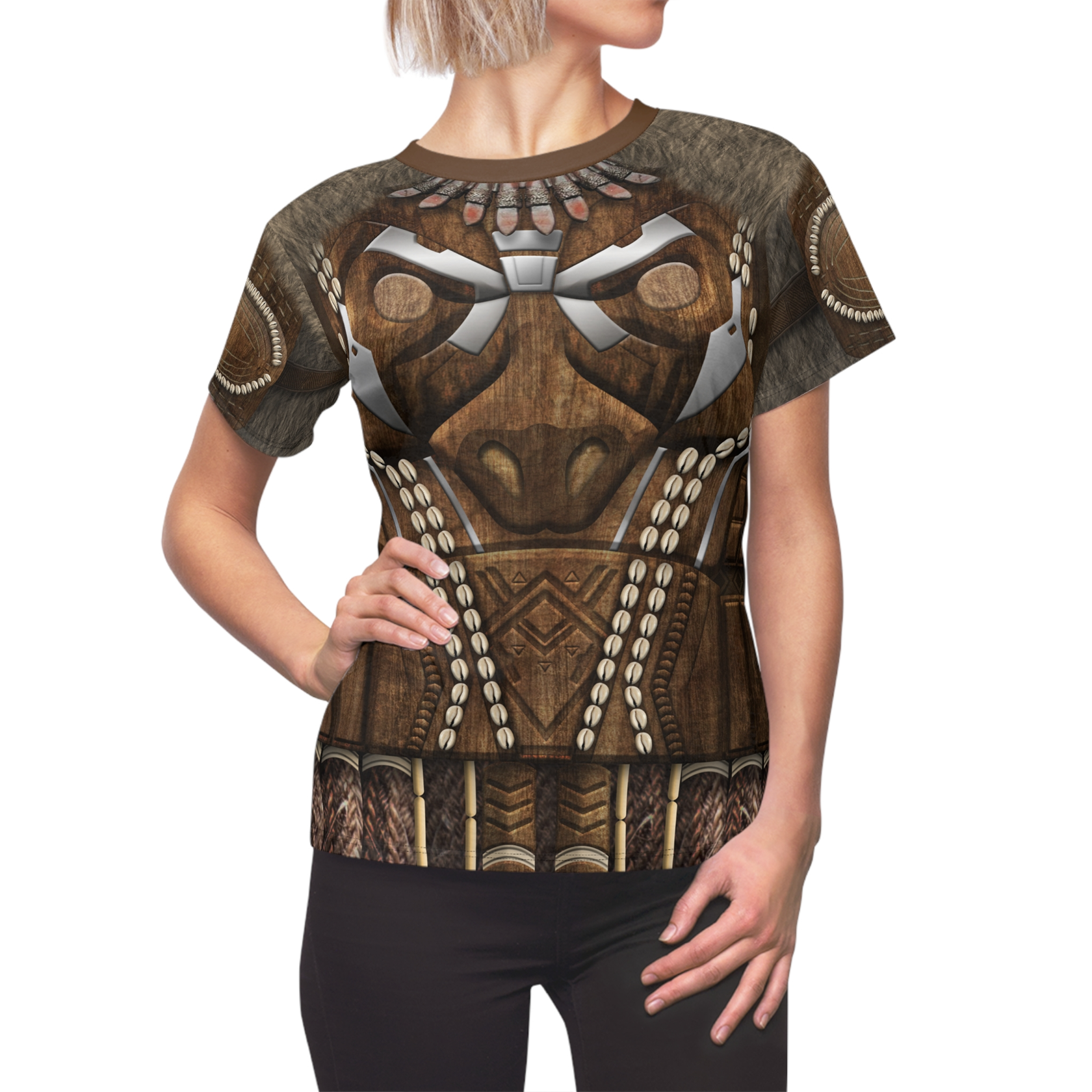M'Baku Monkey Armor Women's Shirt, Black Panther Wakanda Forever Costu ...