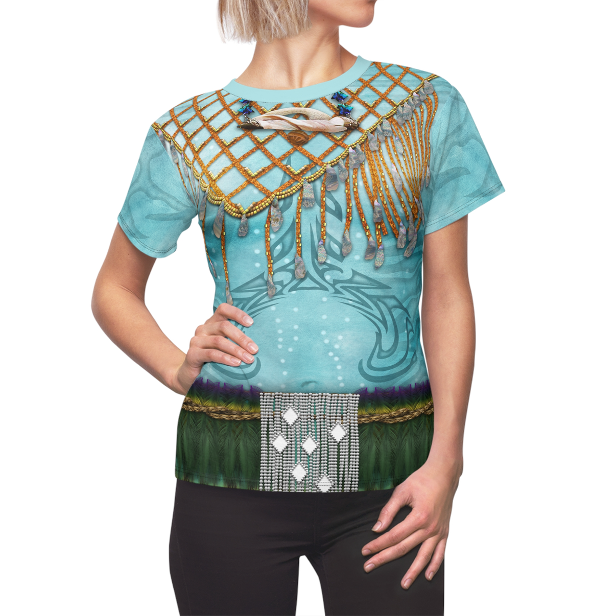 Ronal Women's Shirt, Avatar 2 The Way of Water Costume ...
